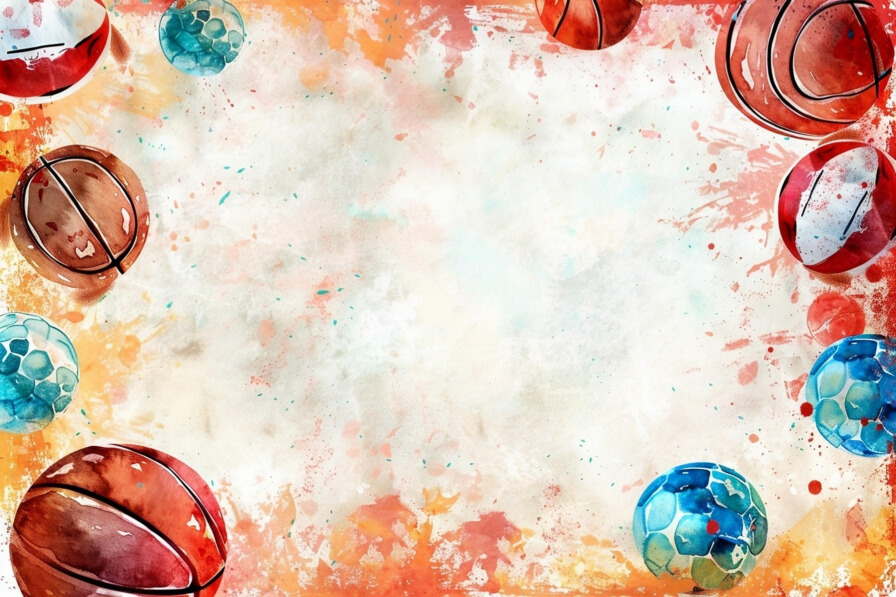 Download Colorful Sports-themed Artwork Backgrounds Online - Creative ...