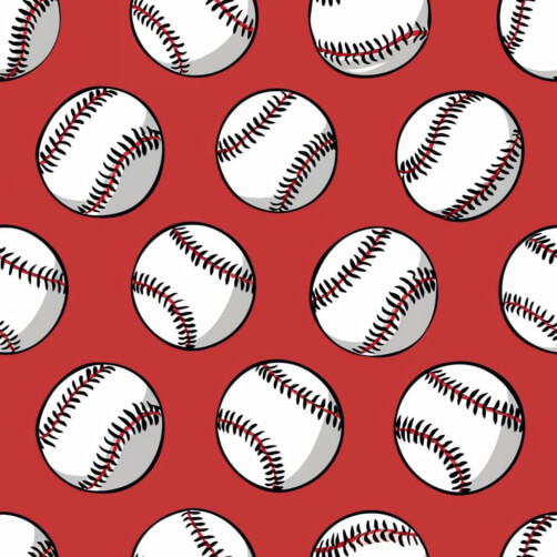 Download Seamless Baseball Ball Pattern Patterns Online - Creative Fabrica