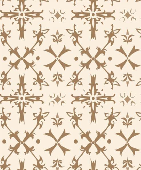 Download Brown and Beige Ornate Pattern Patterns Online - Creative Fabrica