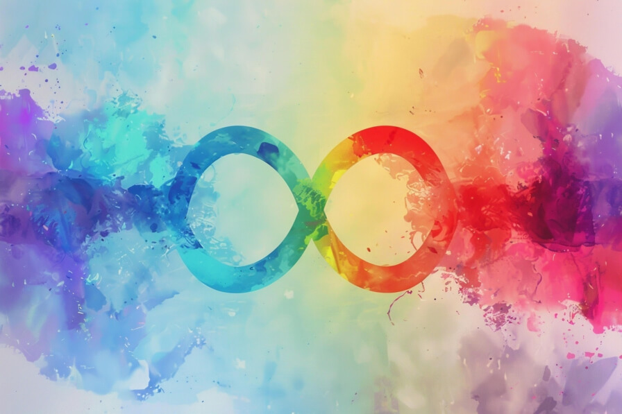 Download Colorful Infinity Symbol Background Backgrounds Online ...