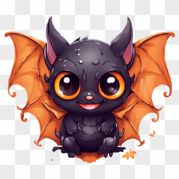 Download Kawaii Small Black Bat Illustration Kawaii Online - Creative ...