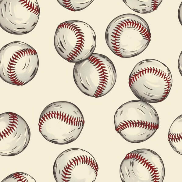 Download Baseball Balls Seamless Pattern Patterns Online - Creative Fabrica