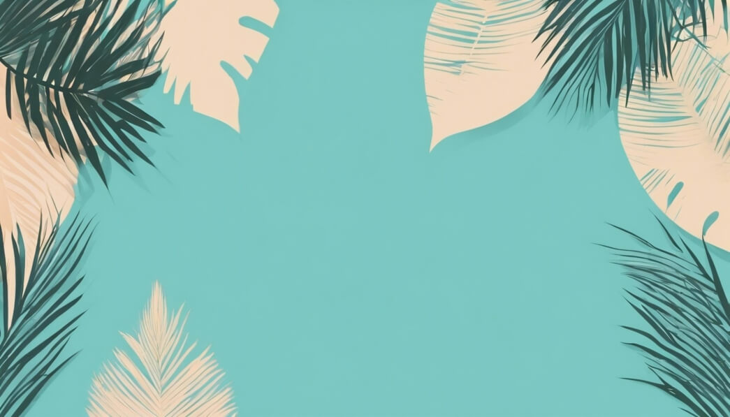 Descarga Fondo Tropical con Hojas de Palma Fondos En Línea - Creative ...