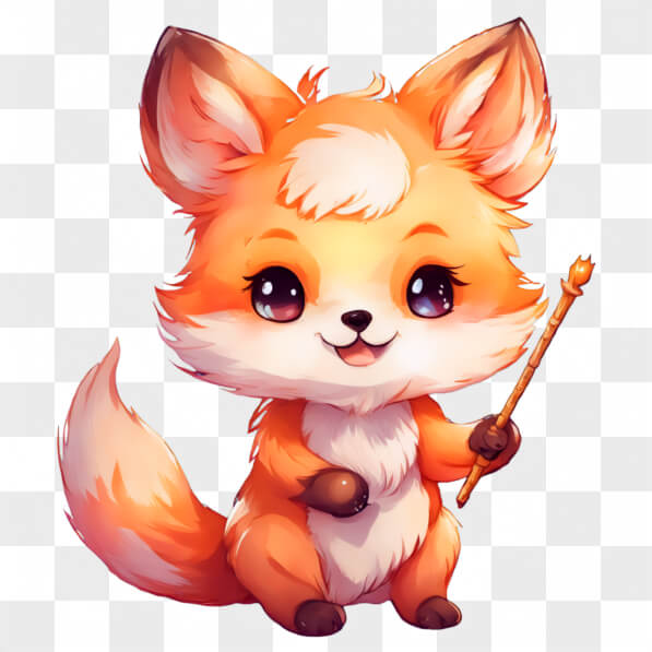 Download Kawaii Fox with Arrow Kawaii Online - Creative Fabrica