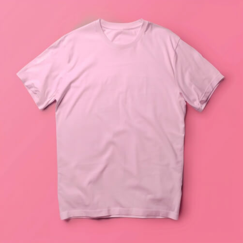 Download Pink T-Shirt Mockup on Pink Background Mockups Online ...