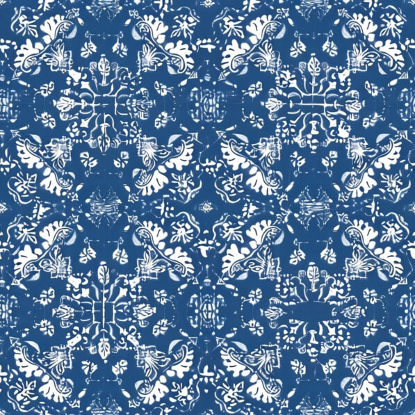 Download Vintage Blue and White Floral Wallpaper Pattern Patterns ...
