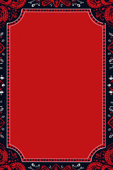 Download Red Bandana Frame with Ornate Border Backgrounds Online ...
