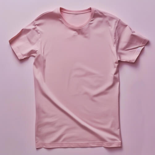Download Pink T-Shirt Mockup on Pink Background Mockups Online ...