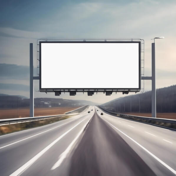 Descarga Cartel Vacío en la Autopista Mockups En Línea - Creative Fabrica