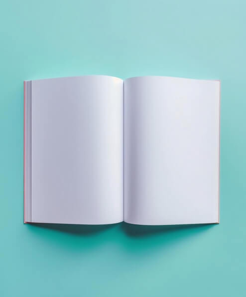 Download Open Book on Turquoise Background Mockups Online - Creative ...