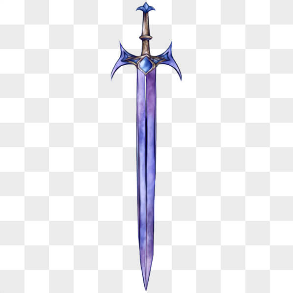 Download Large Purple Sword on Black Background PNGs Online - Creative ...