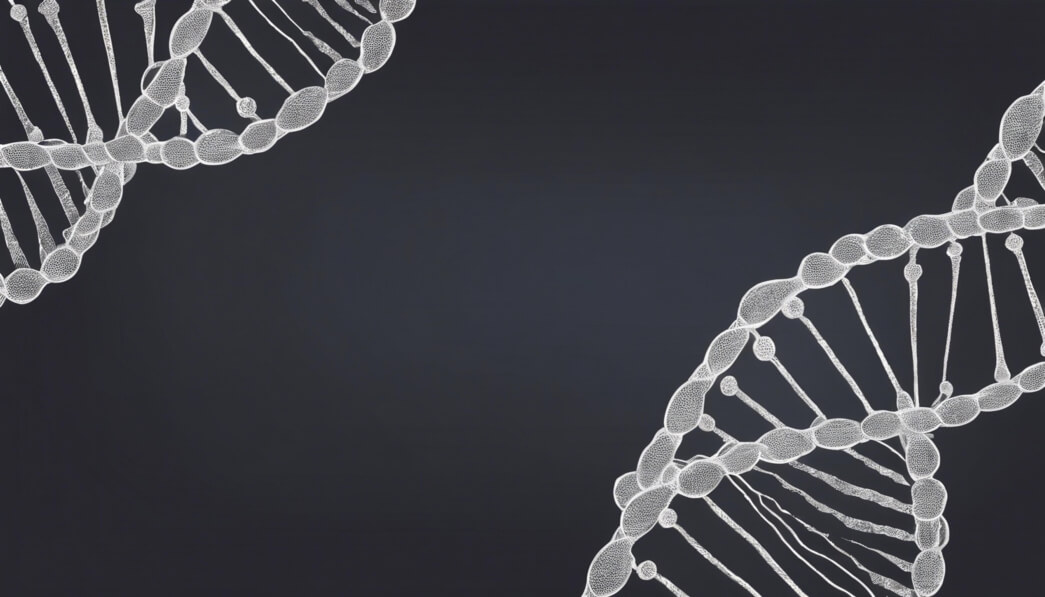 Download DNA Strands on Black Background Backgrounds Online - Creative ...