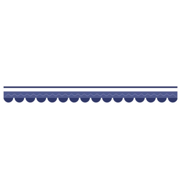 Download Blue and White Scalloped Awning Line Borders & Corners Online ...