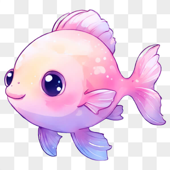 Download Kawaii Pink Fish Illustration Kawaii Online - Creative Fabrica