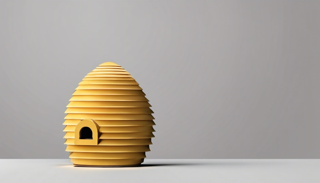 Download Small Yellow Beehive House Backgrounds Online - Creative Fabrica