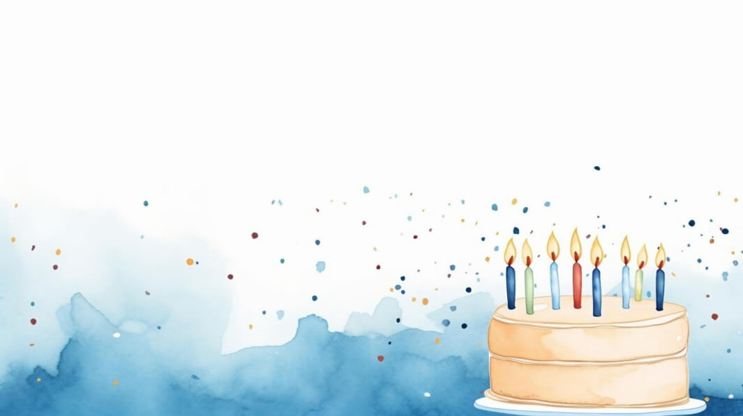 Baixe Bolo de Aniversário Festivo com Velas Backgrounds - Creative Fabrica