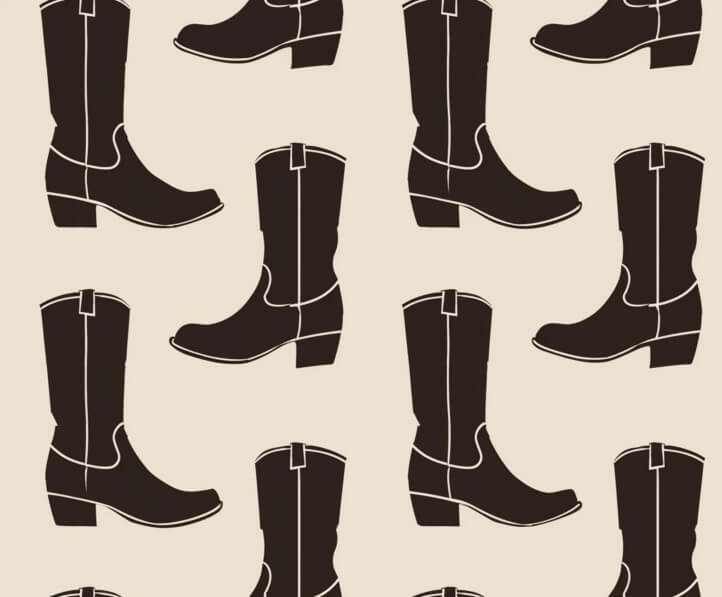 Download Cowboy Boots Seamless Pattern Patterns Online - Creative Fabrica