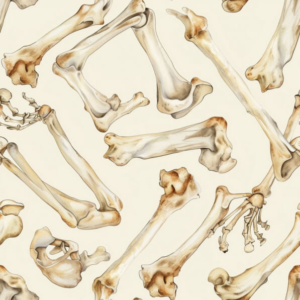 Download Seamless Bone and Limb Pattern Patterns Online - Creative Fabrica