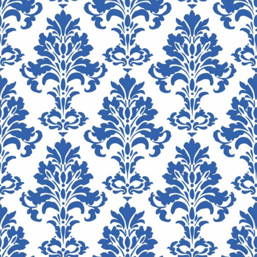 Download Blue and White Damask Pattern Patterns Online - Creative Fabrica