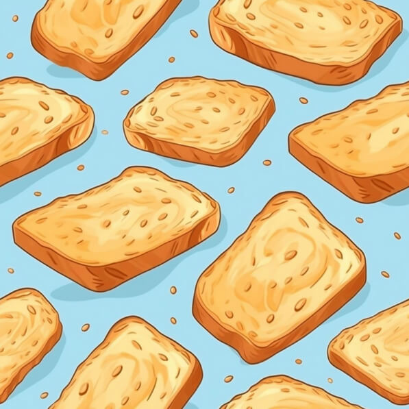 Download Seamless Bread Slice Pattern Patterns Online - Creative Fabrica