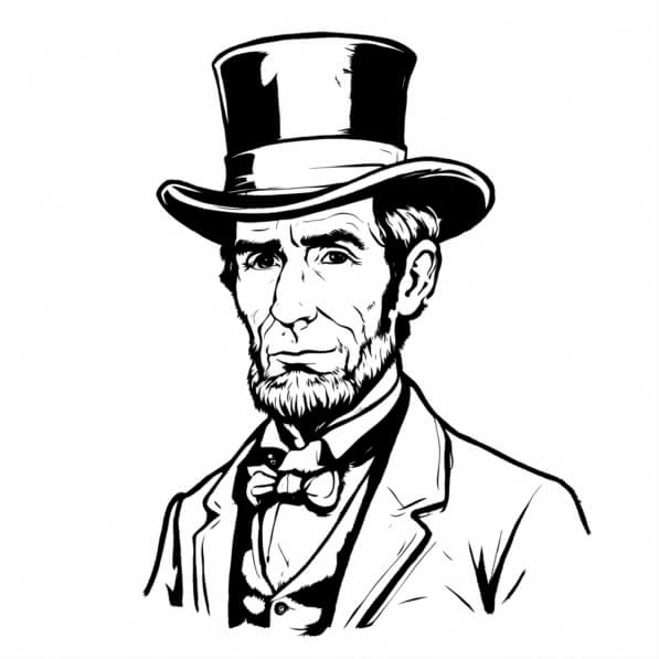 Download Illustration of Abraham Lincoln and Other Historical Figures ...