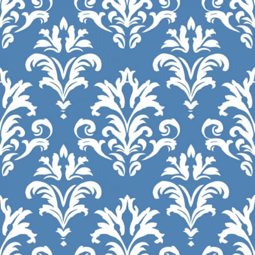 Download Blue and White Damask Pattern Patterns Online - Creative Fabrica