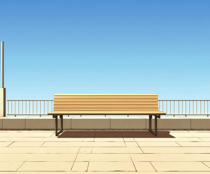 Download Cozy Wooden Bench in Bright Interior Space Backgrounds Online ...
