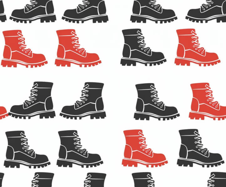 Download Black and Red Boots Seamless Pattern Patterns Online ...