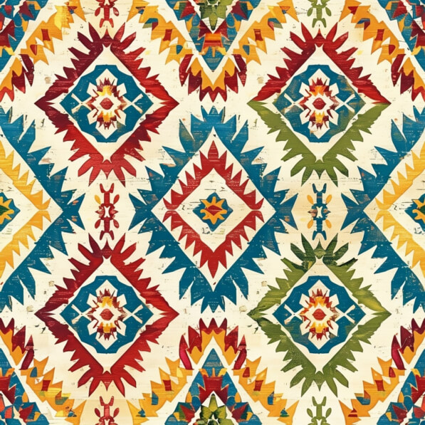Download Colorful Southwestern Pattern Artwork Patterns Online ...