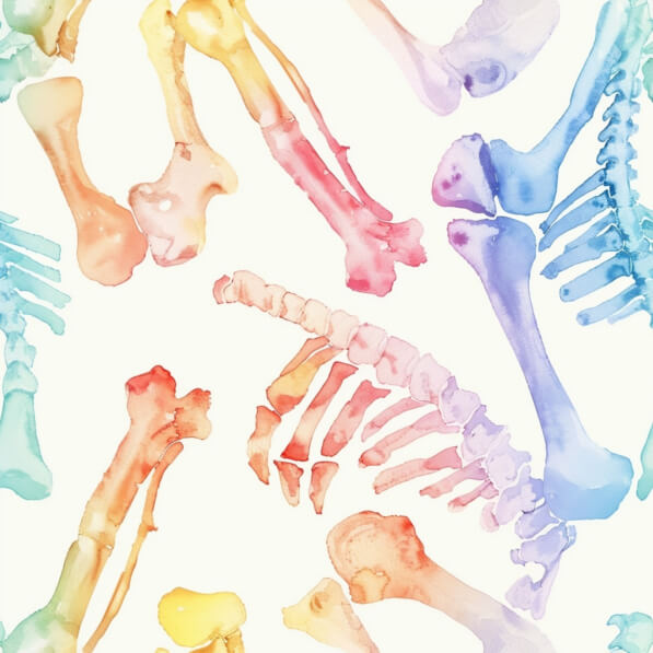 Download Colorful Skeletons and Bones Seamless Pattern Patterns Online ...