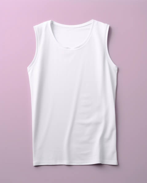 Download White Tank Top Mock-Up on Purple Background Mockups Online ...