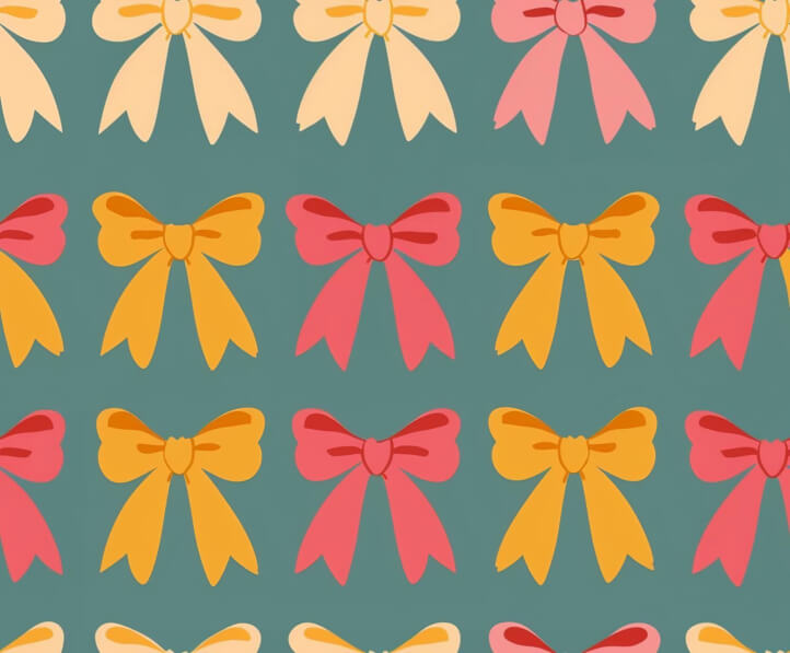 Download Colorful Seamless Bows Pattern Patterns Online - Creative Fabrica