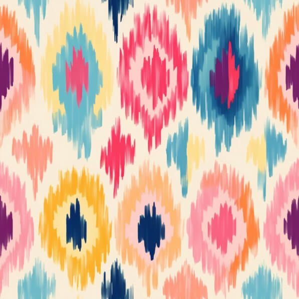 Download Colorful Ikat Pattern Patterns Online - Creative Fabrica