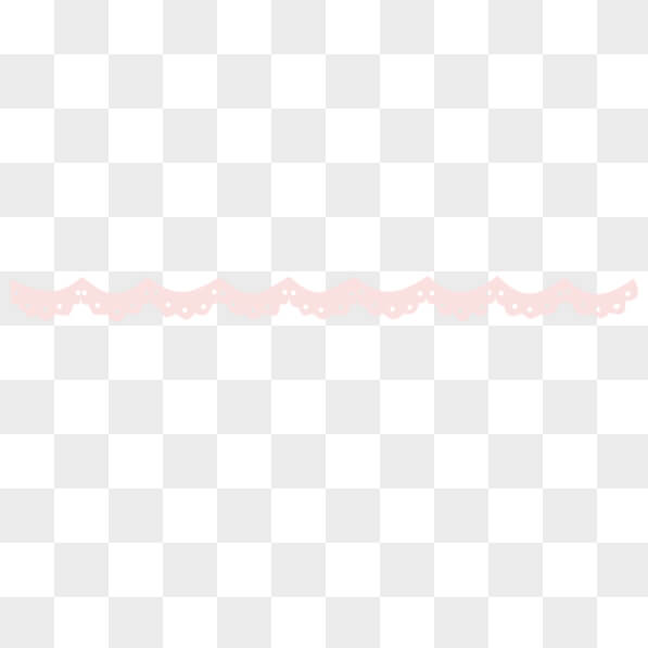 Download Pink Scalloped Border PNGs Online - Creative Fabrica