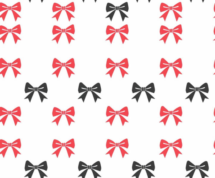 Télécharger Motif sans couture de nœuds rouges et noirs sur fond blanc ...