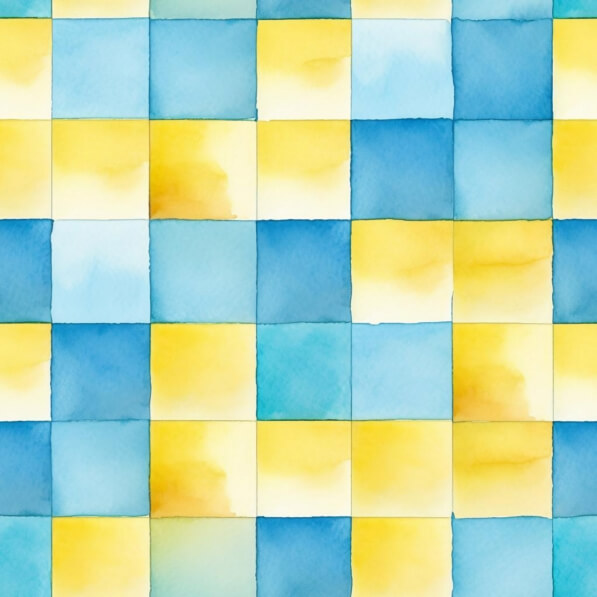 Download Blue and Yellow Checkered Abstract Painting Patterns Online ...