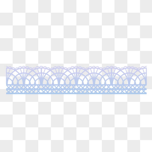 Download Blue and White Lace Border PNGs Online - Creative Fabrica