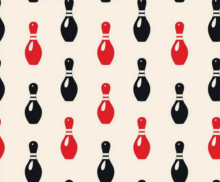 Download Red and Black Bowling Pin Pattern Patterns Online - Creative ...
