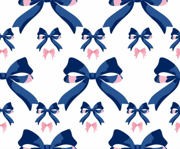 Download Seamless Pink and Blue Bows Pattern Patterns Online - Creative ...