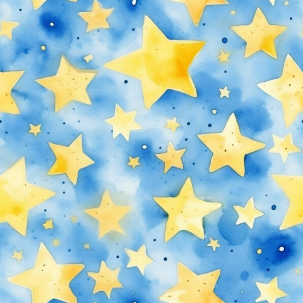 Download Blue Background with Yellow and Blue Stars Patterns Online ...