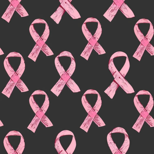 Download Pink Ribbon Pattern on Black Background Patterns Online ...