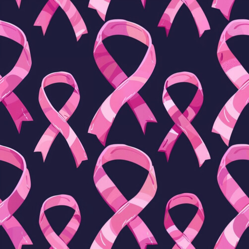 Download Pink Ribbon Seamless Pattern Patterns Online - Creative Fabrica