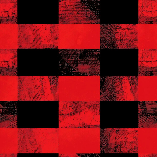 Download Red and Black Buffalo Plaid Fabric with 'Buffalo' Word ...