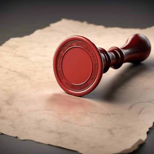 Download Red Wax Seal on Parchment Paper Mockups Online - Creative Fabrica