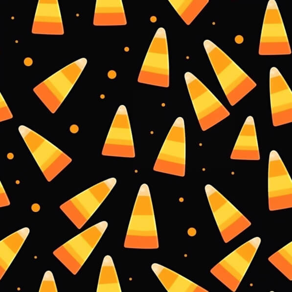 Download Candy Corn Pattern on Black Background Patterns Online ...