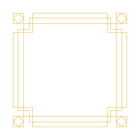Download Gold Square Frame with Geometric Shapes Frames Online ...