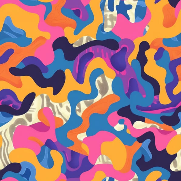 Download Colorful Camouflage Pattern Patterns Online - Creative Fabrica