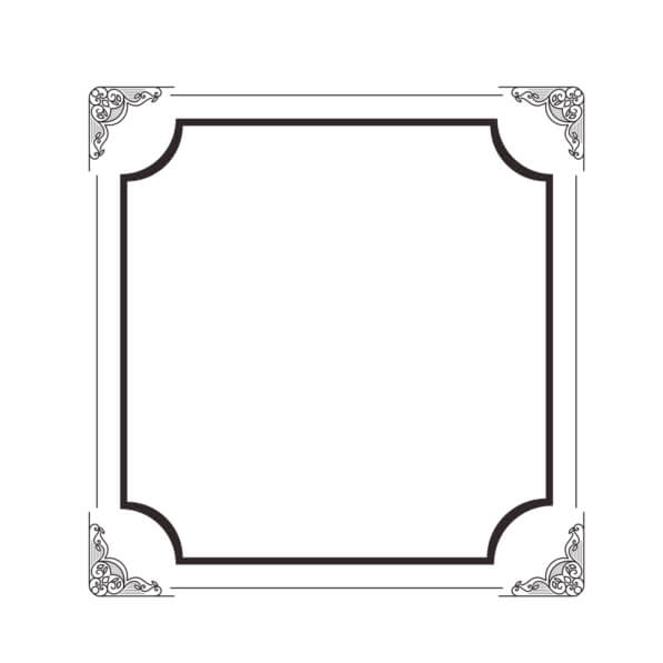 Download Ornate Rectangular Frame with Versatile Border Frames Online ...