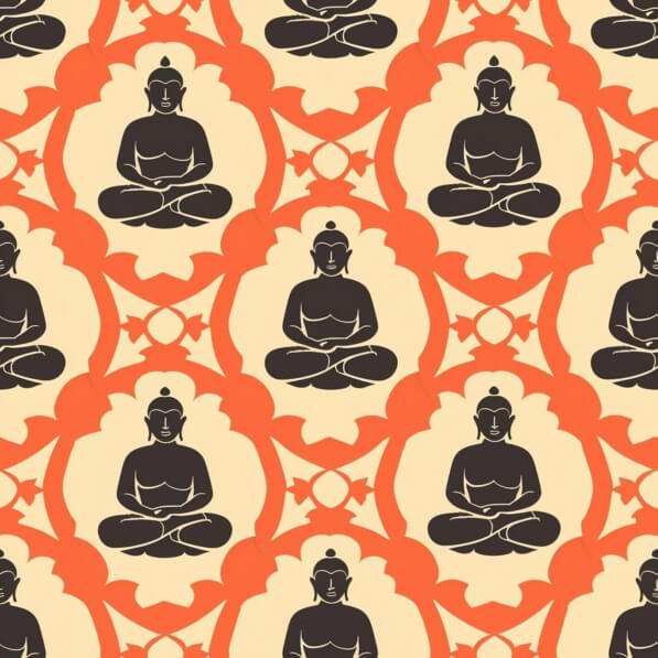 Download Seamless Buddha Pattern for Decorative and Spiritual Use ...