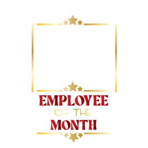 Download Employee of the Month Photo Frame Frames Online - Creative Fabrica
